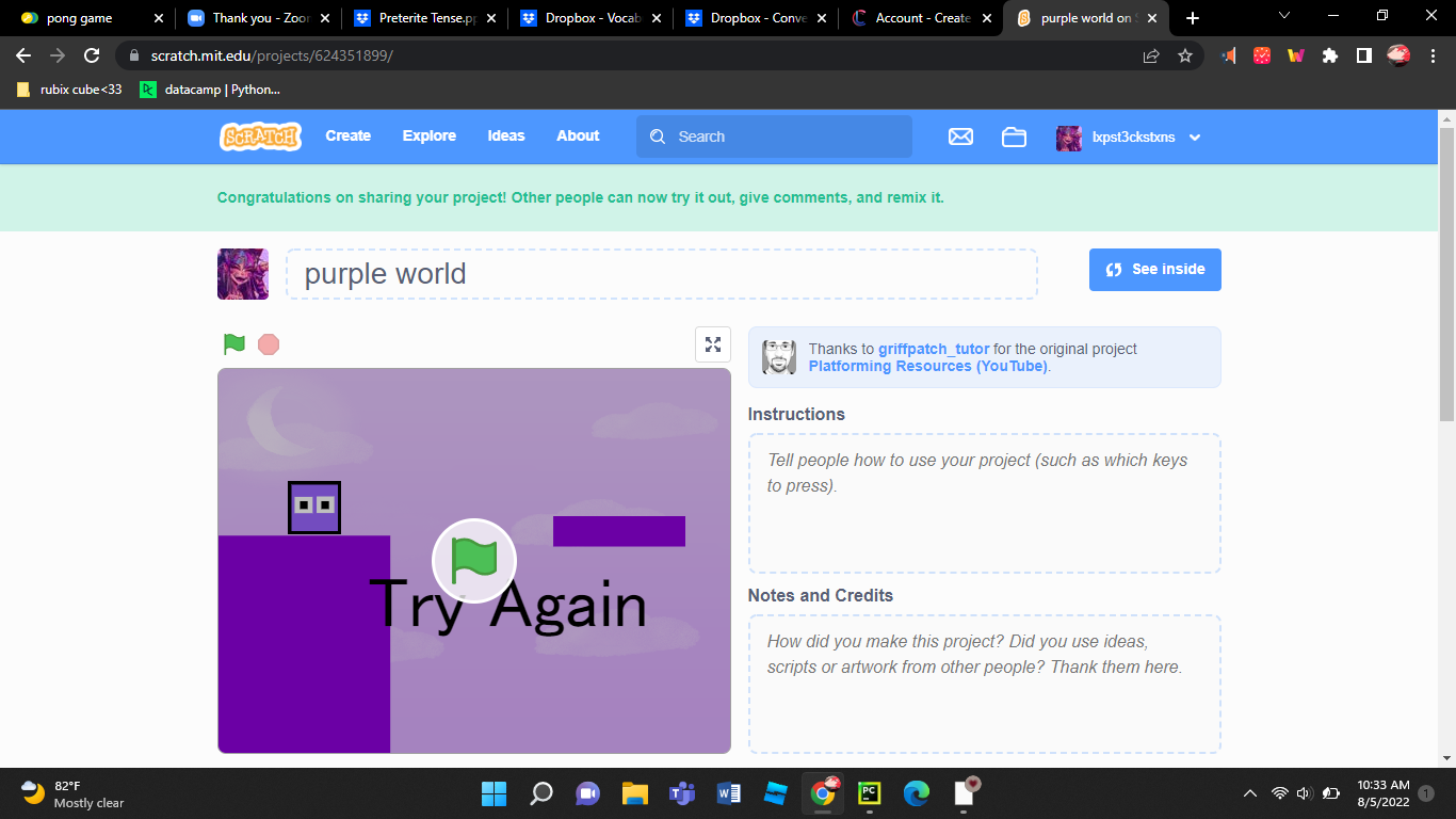 See purple world By Taeja-Marie